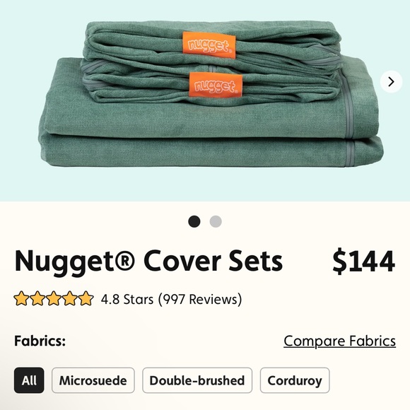 Nugget | Toys | Nugget Cover Set Seamonster Double Brushed New In Box ...